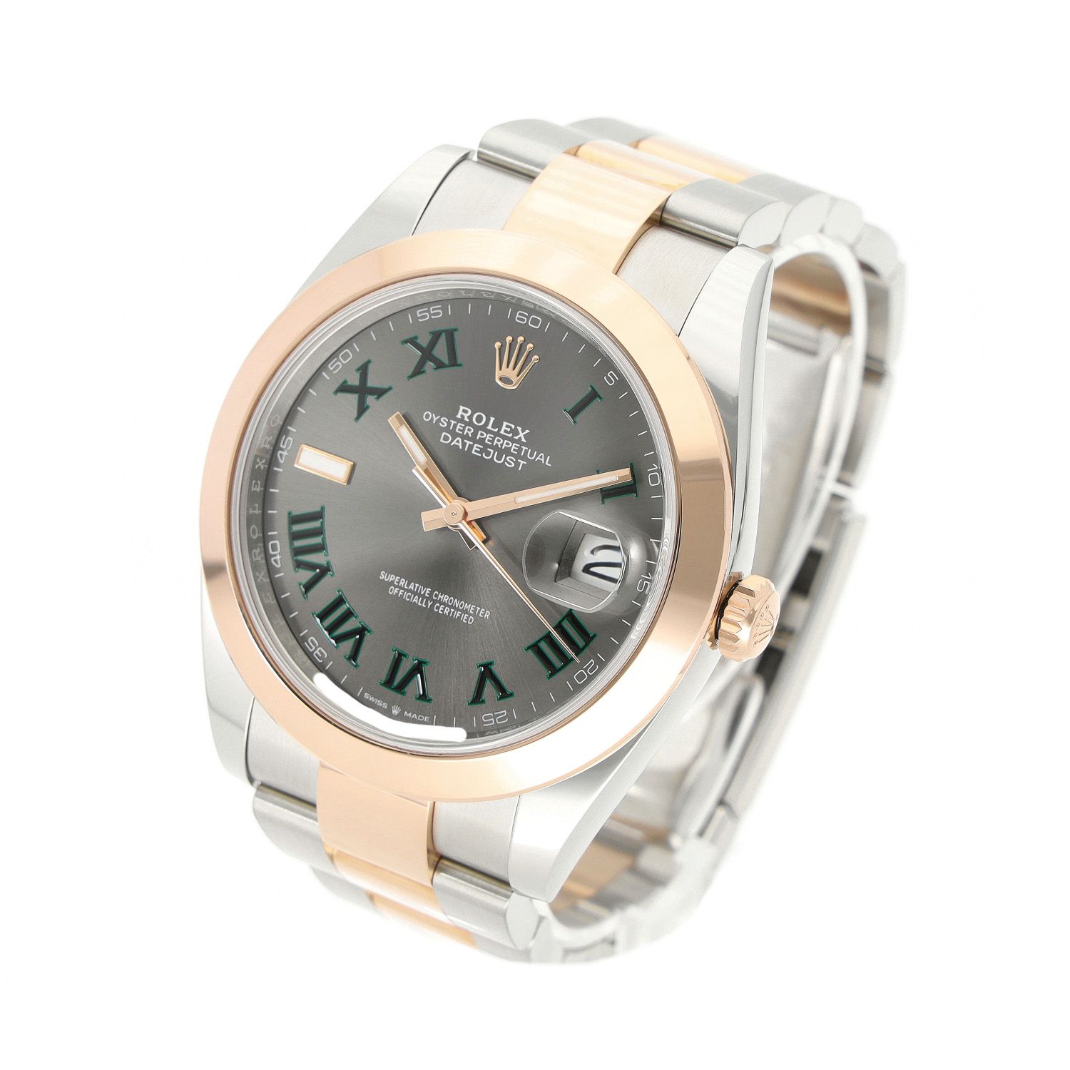 Rolex Datejust 41 Ref. 126301 Wimbledon Stahl/Rosegold 2025 Full Set ...