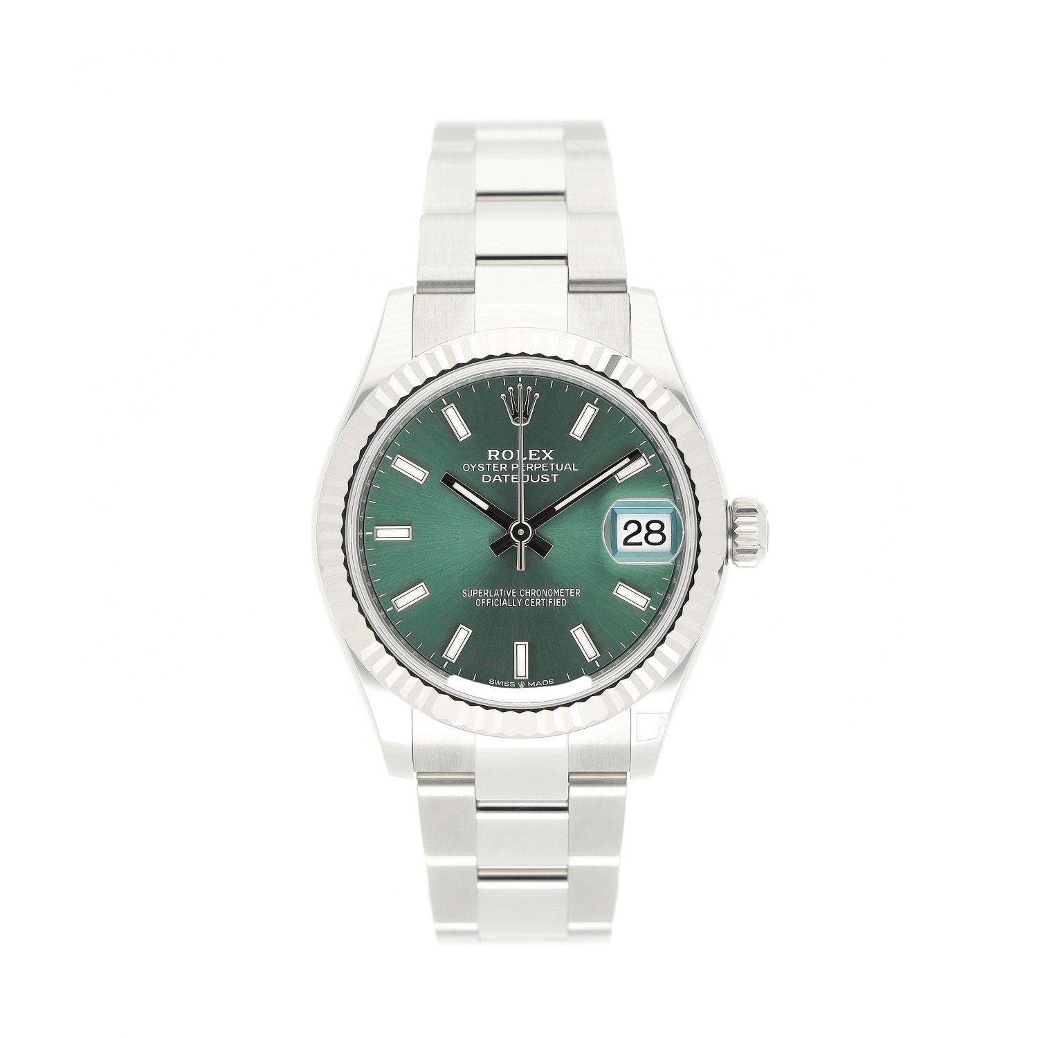 Rolex Datejust 31 Green Dial Ref. 278274 Stahl/Weißgold 11/2025 Full ...
